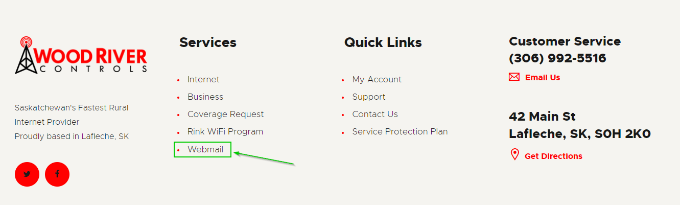 Accessing Webmail | Wood River Internet